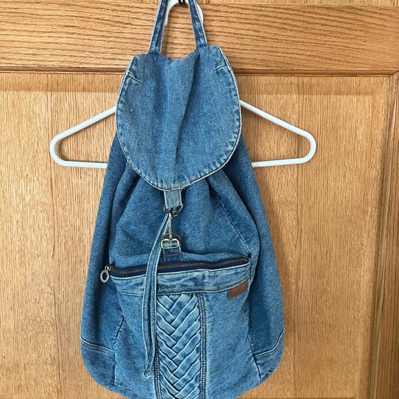 Shane | Bags | Shane Large Denim Acid Wash Backpack | Poshmark